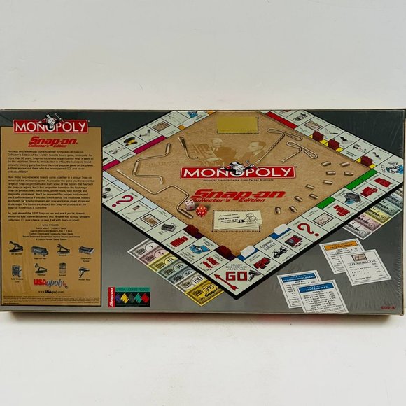 Hasbro | Games | Vintage Monopoly Snapon Tools Collectors Edition 200 ...